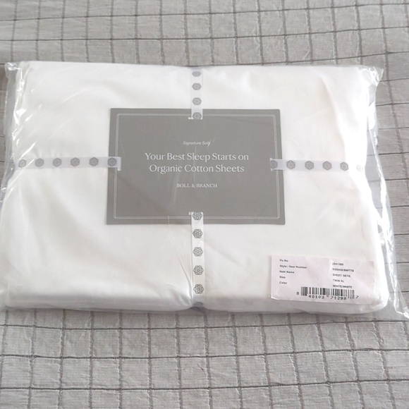 boll& branch | Bedding | Boll Branch White Sheet Set Twin Xl | Poshmark